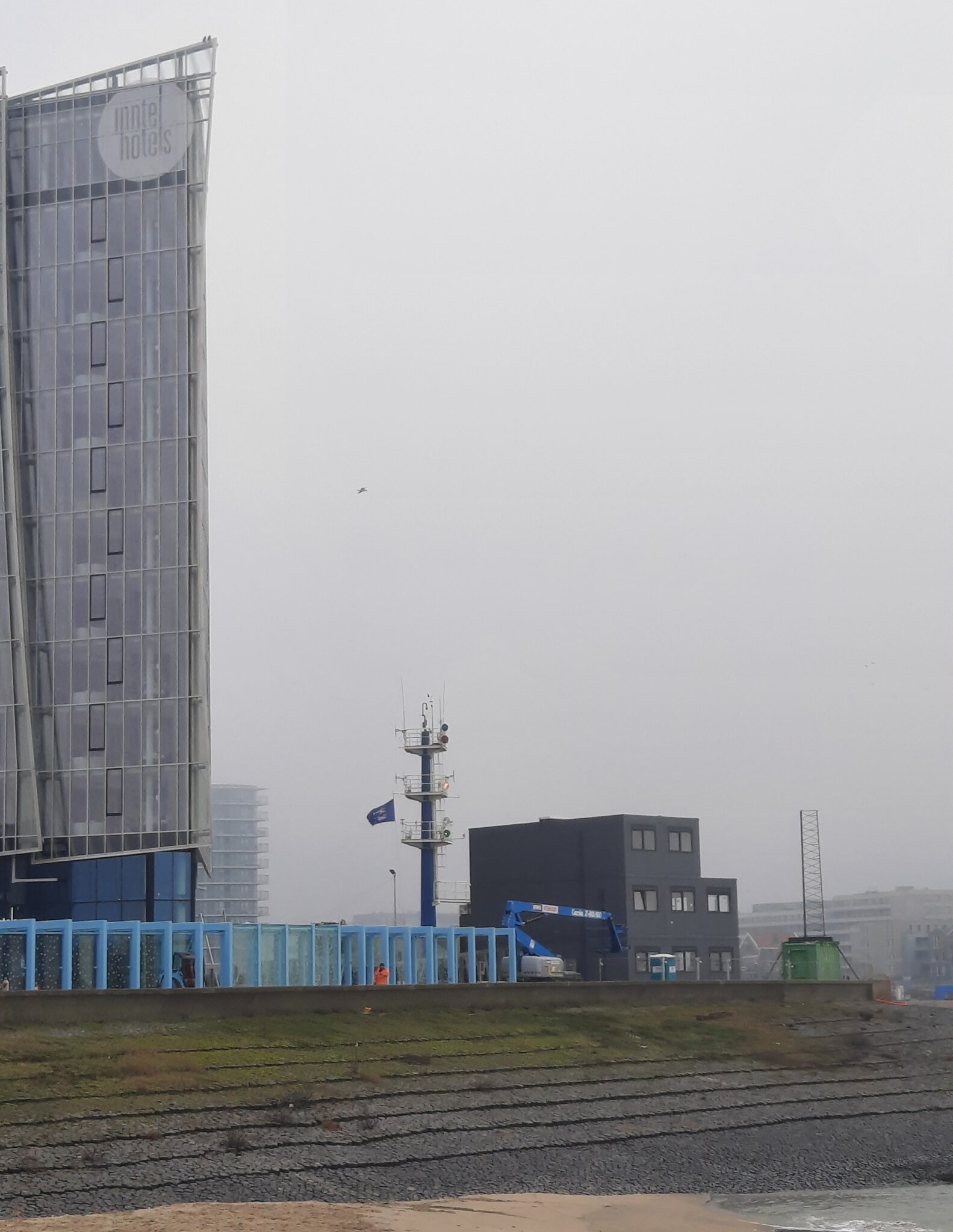 Tijdelijke Bediencentrale/Semafoor in Scheveningen Haven – BOH Scheveningen